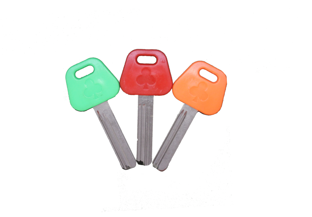 OEM key blanks for locks with Plastic handle keys and Copper keys in ...